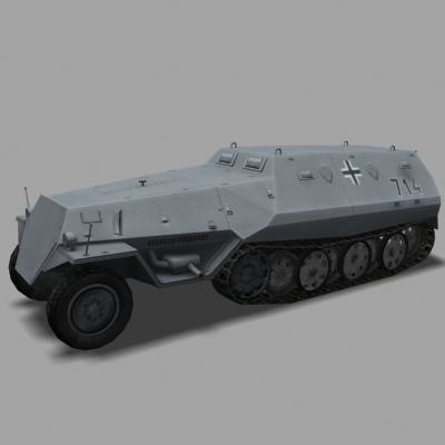 3D модель sdkfz250 - TurboSquid 316978