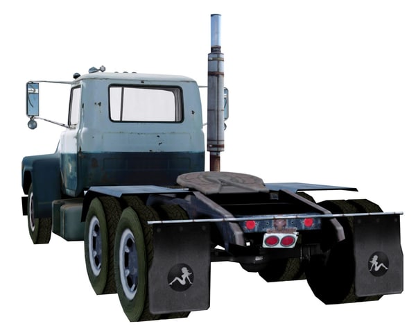 old mack r semi 3d 3ds