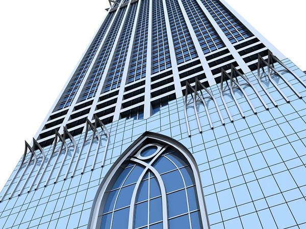 3d sky scraper buildings model