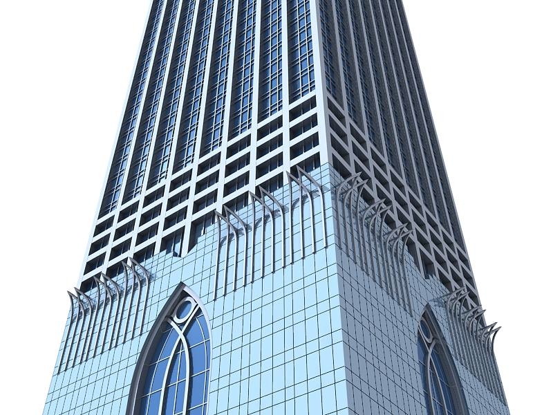3d sky scraper buildings model