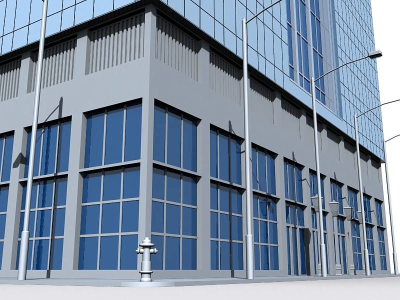 3d sky scraper buildings model