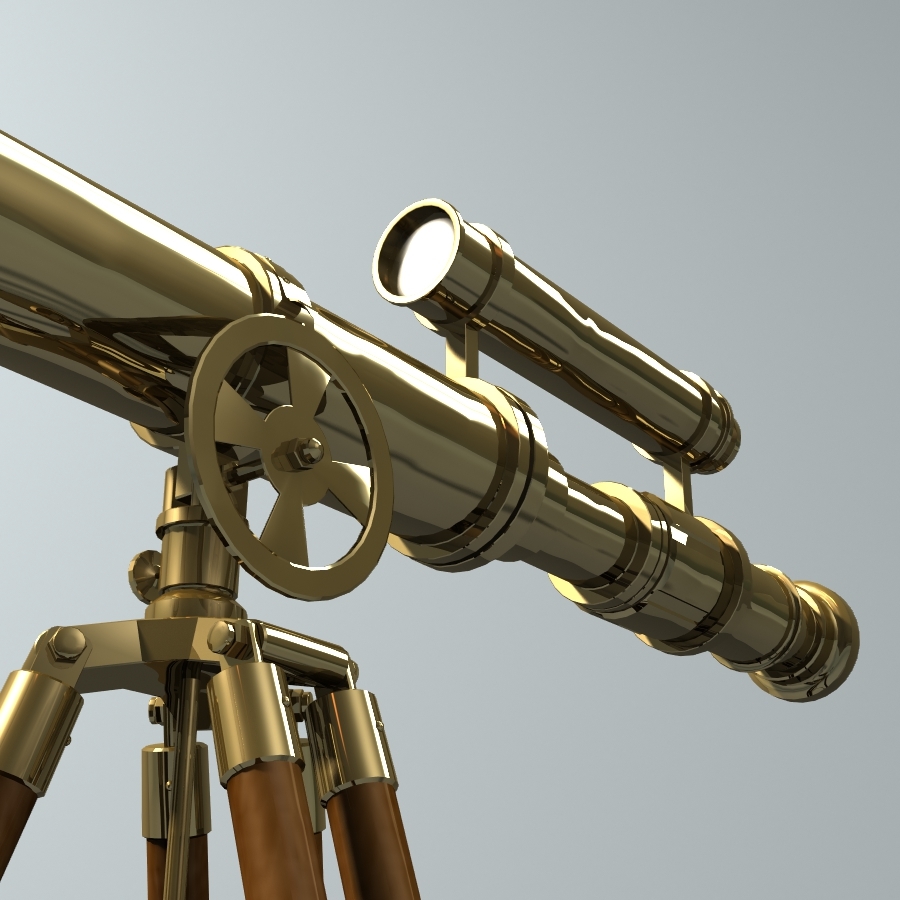 telescope 3d model