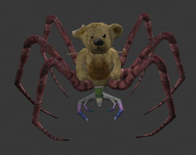 3ds spider bear