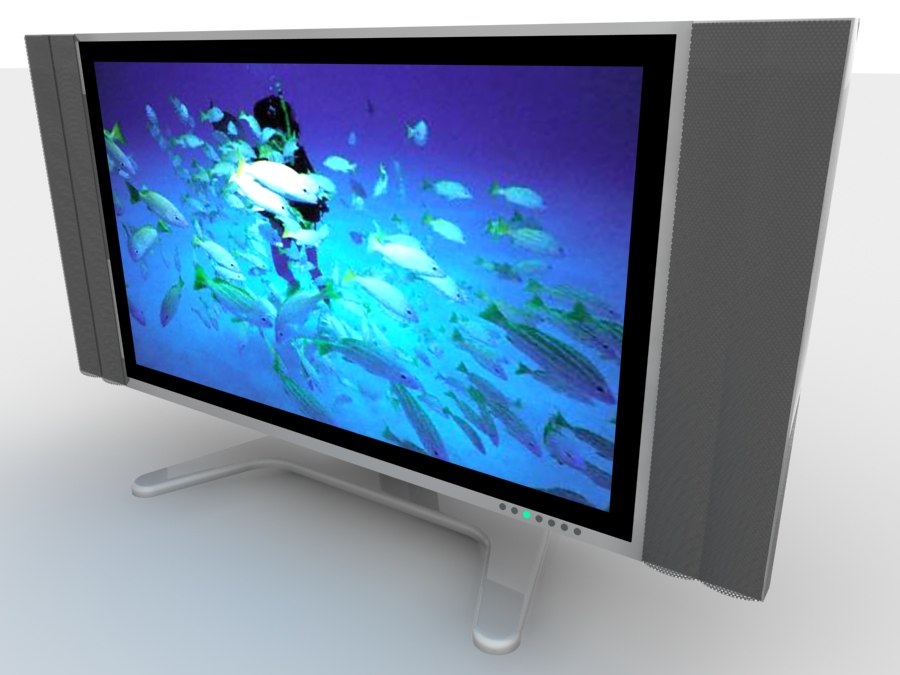 3d sharp flat screen