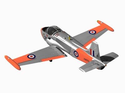 3d model hunting jet provost