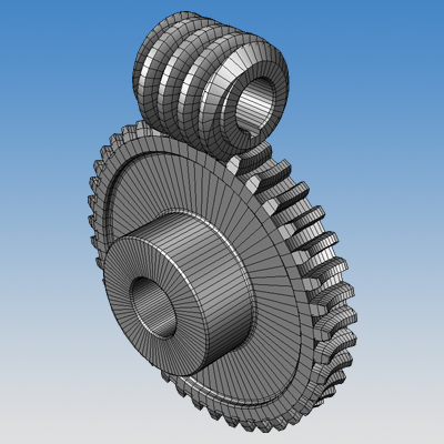 worm gear 3d model