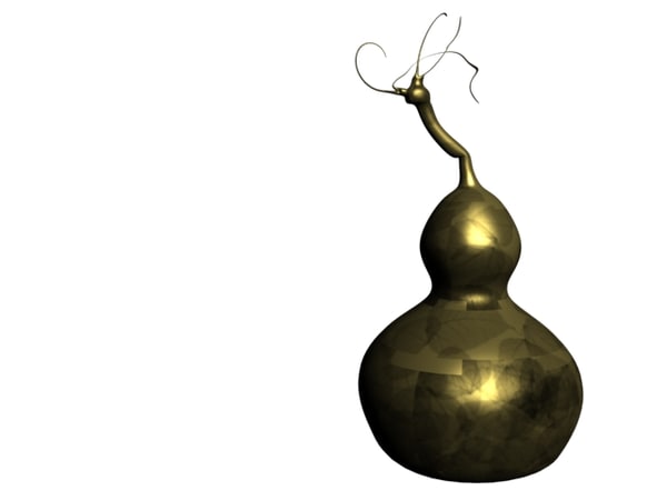 calabash african art 3d obj