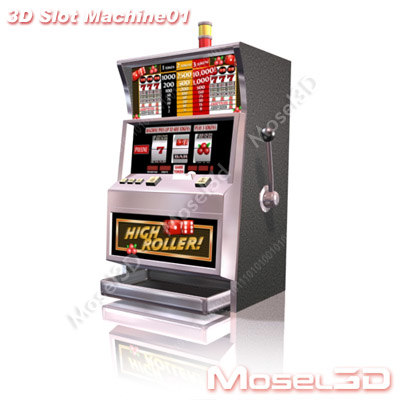3d model slot machine