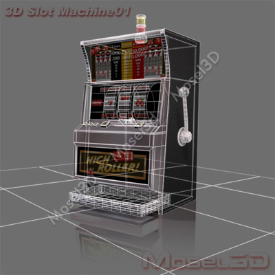 3d model slot machine