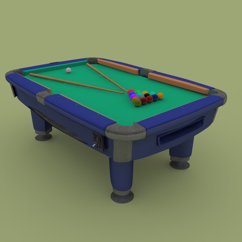 Billiards Table 3D Models for Download | TurboSquid