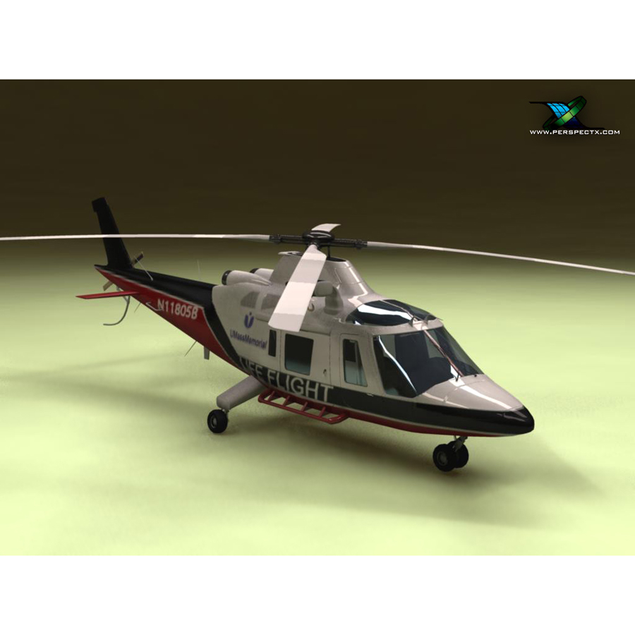 3d agusta a109 model