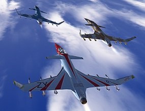 f-40 fighter airplane 3ds