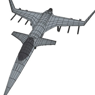 f-40 fighter airplane 3ds