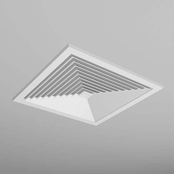 3d model of ceiling vents