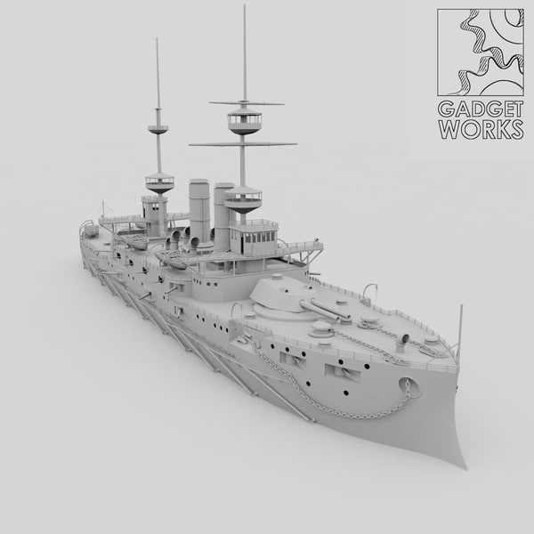 3d hms irresistible model
