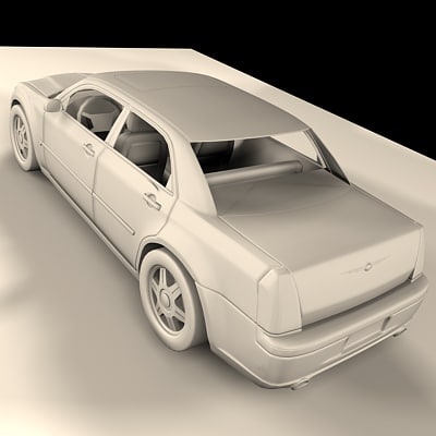 3d chrysler 300c luxury car