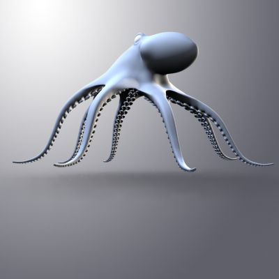 octopus 3d model