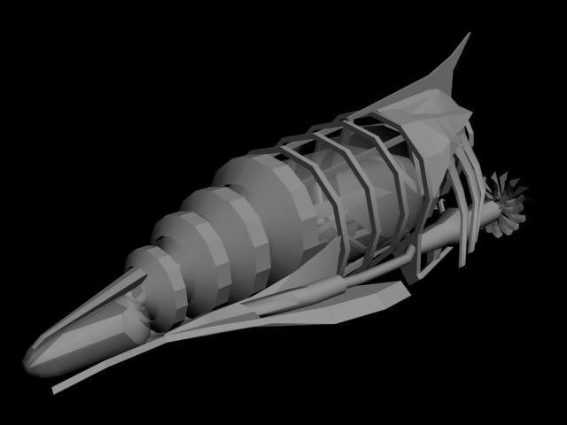 sub concept 3d model