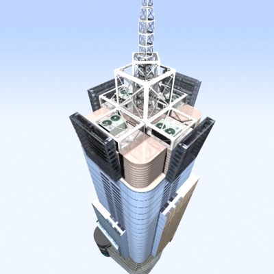 conde nast building city 3d model