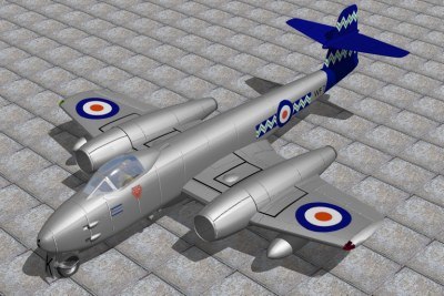 Gloster Meteor 3D Models for Download | TurboSquid