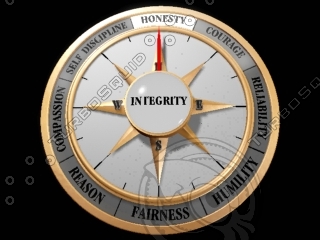 3d model moral compass