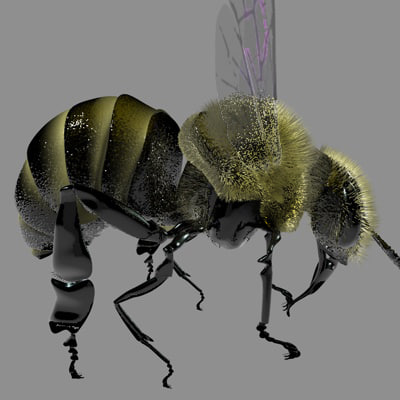 mechanical bee 3d 3ds