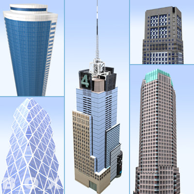 3d model new york skyscraper 2