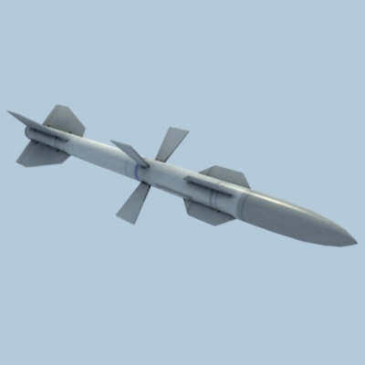 3d russian air-air missile model