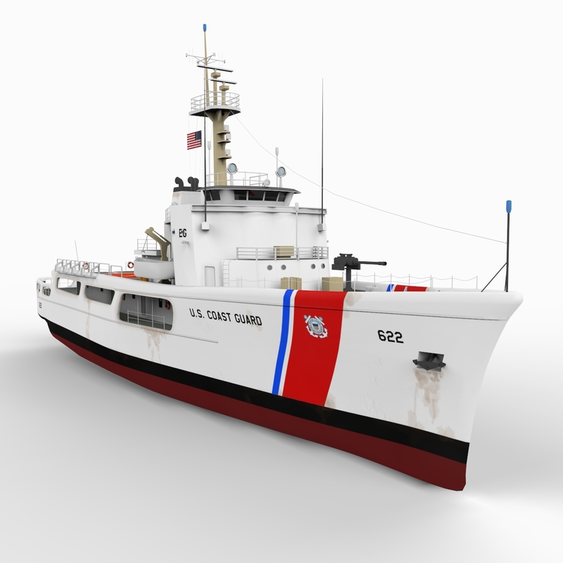 3d model coast guard wmec 210