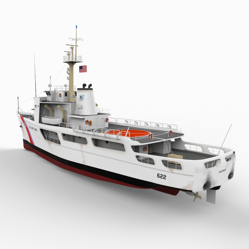 3d model coast guard wmec 210