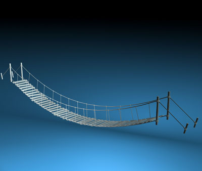 rope bridge c4d