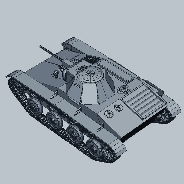 tank t60 3d model