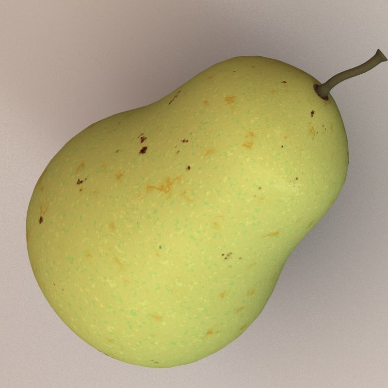 fruit pear 3d model