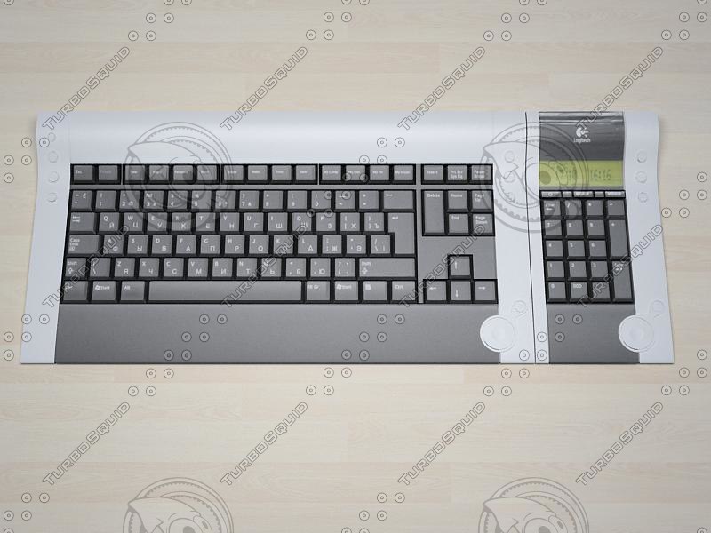 3d model of keyboard logitech