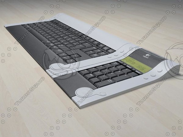 3d model of keyboard logitech