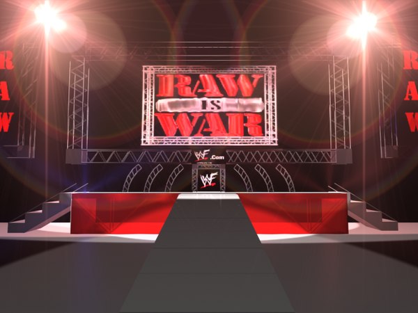 arena wwf raw war 3d model