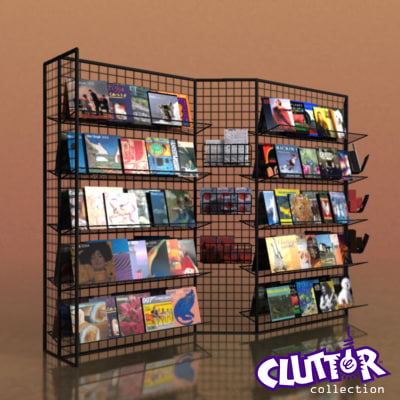calendar rack 3d 3ds