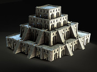 3d inca temple