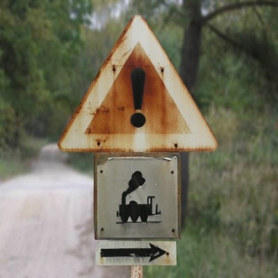 rusty traffic sign max free