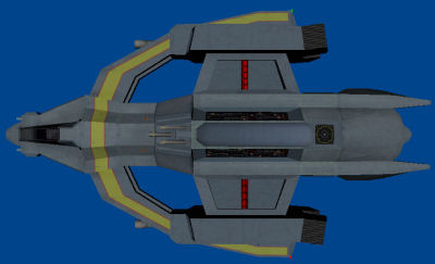 3d model crossbow bomber space