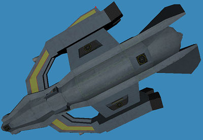 3d model crossbow bomber space
