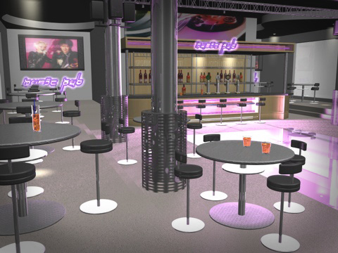 modern pub 3d model