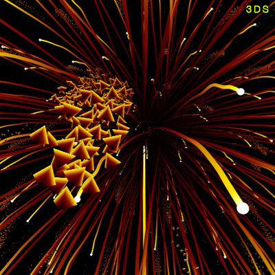 fireworks 3d model