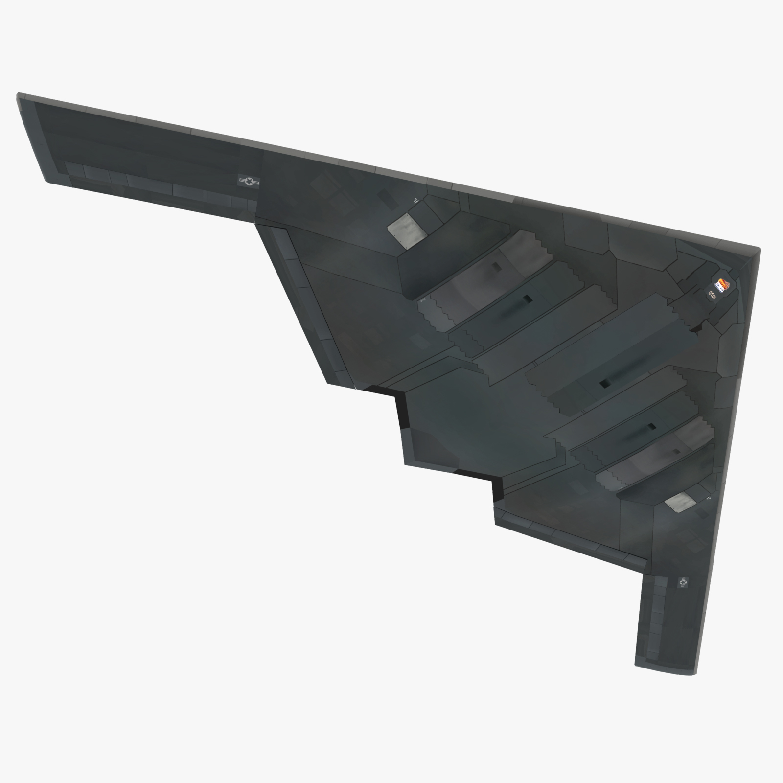 northrop b-2 spirit stealth bomber 3d model