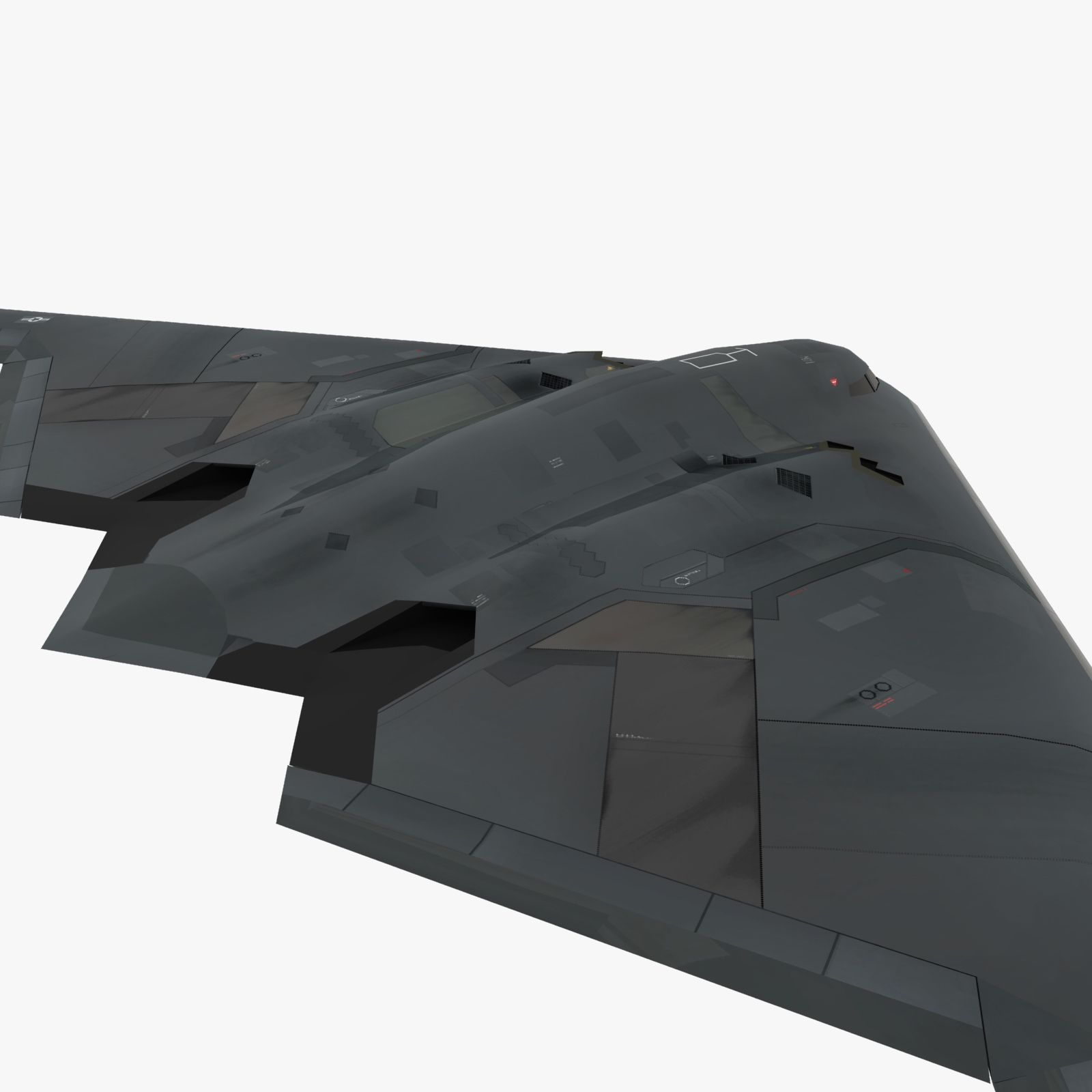 northrop b-2 spirit stealth bomber 3d model