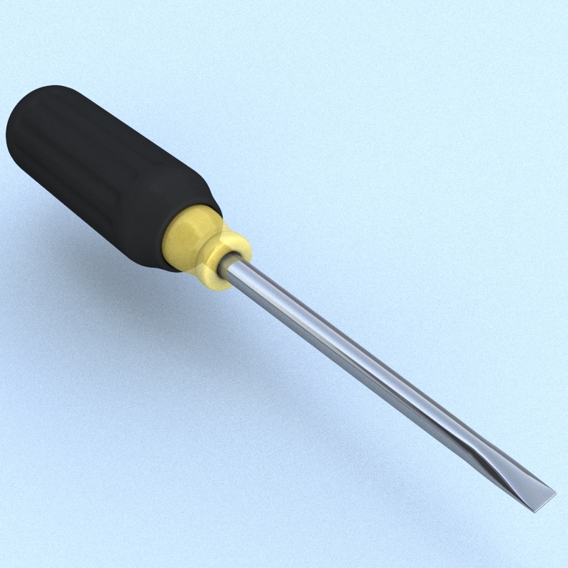 3ds max philips straight blade screwdrivers