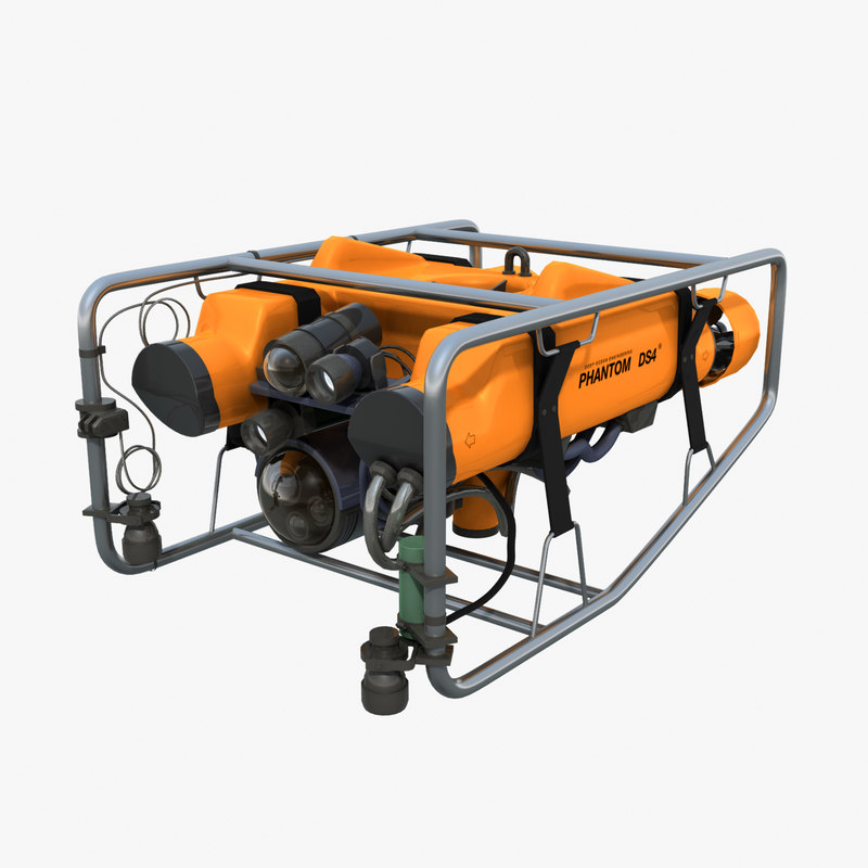 phantom ds4 rov underwater 3d model