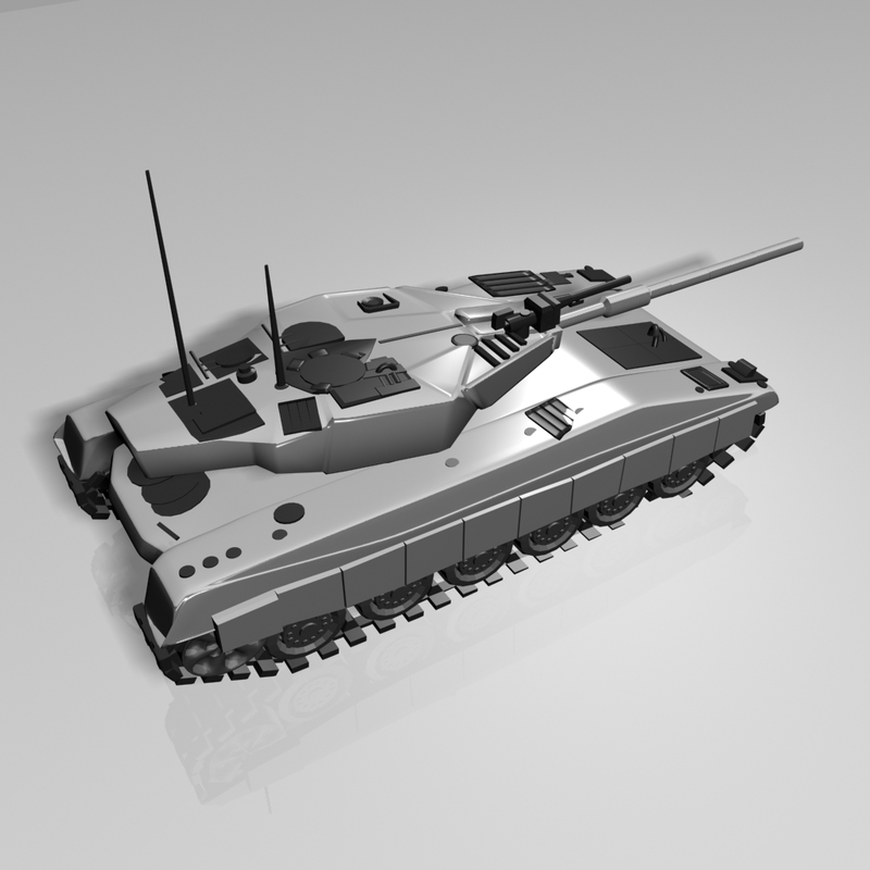 tank military 3d model