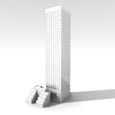 building skyscraper tower 3d model
