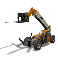 lego mini telehandler set 3d 3ds